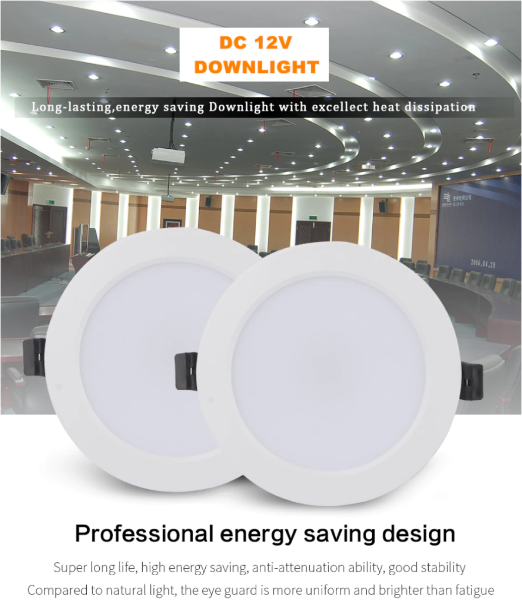 Led ugradbena svjetiljka 12V 3W ili 6W